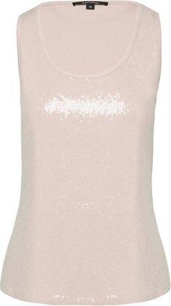 Comma Muskelshirt T-Shirt Viskosetop mit Pailletten