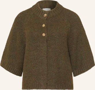 Neo Noir Neo Noir Strickjacke Benuta Mit 3/4-Arm gruen