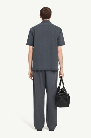 Maison Margiela Short-Sleeve Utility Shirt - Charcoal