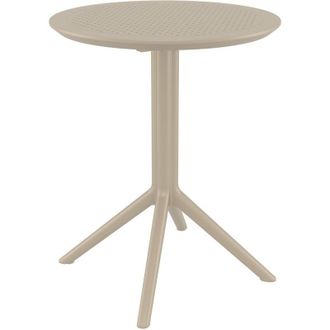 Clp Klapptisch Sky taupe rund
