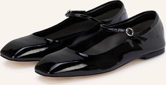 Aeyde Mary-Jane-Ballerinas Uma schwarz