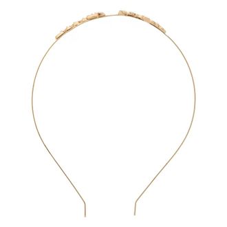 Red Valentino Elegantes Metall Haarband - - Accessories - Damen - Gelb - ONE SIZE