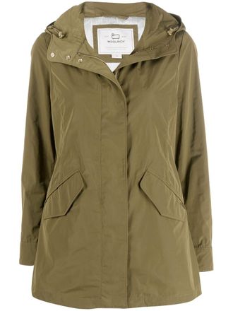 Woolrich veste militaire zipp&eacute;e &agrave; capuche - Vert