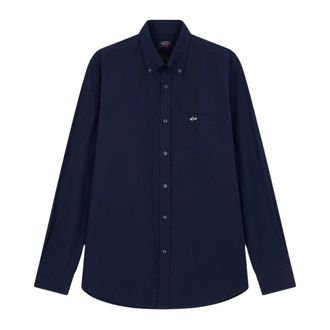 Paul & Shark Homme, Chemises, Brun, Taille: 6XL Chemise en popeline de coton