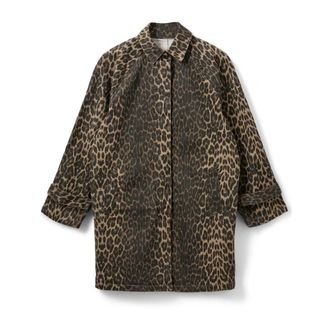 Sofie Schnoor Leopardenmuster Mantel - Hellbraun - - Jackets - Damen - Braun - S