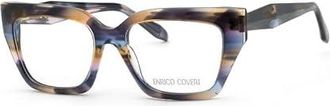 Enrico Coveri Lunettes de vue, ECV182, montures de vue femme, adapt&eacute;es &agrave; tous les types de lentilles