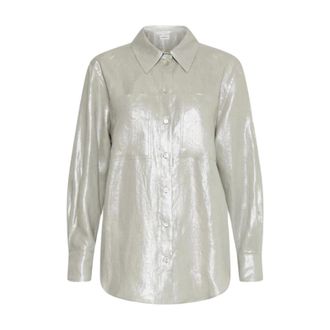 Marella Femme, Blouses et Chemises, Gris, Taille: 42 FR Chemise Larix Grise