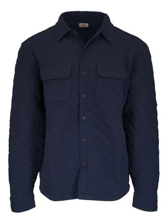 Faherty veste &agrave; design matelass&eacute; - Bleu