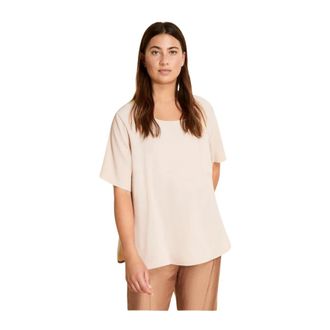 Marina Rinaldi &Auml;rmelloses Top in Schwarz - - Tops - Damen - Rosa - 2XL