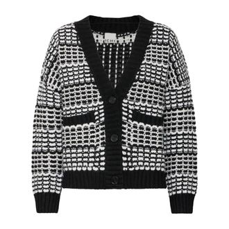 Ichi Ichi, Damen, Strickwaren, Schwarzk, LGröße