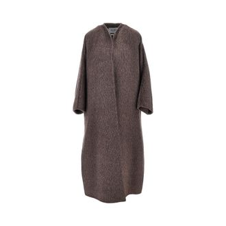Max Mara Camel and mohair oversized coat Woman S
