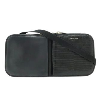 Saint Laurent Sac bandouli&egrave;re en cuir Pre-owned 712569 - Femme - Pre-owned - Noir - Taille: ONE Size