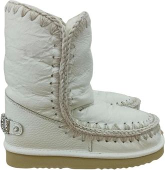 Mou Femme, Chaussures, Blanc, Taille: 38 EU Eskimo 24 Rhinestones Logo