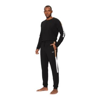 HUGO BOSS Homme, Sport, Noir, Taille: 2XL Ensemble de survêtement en coton - Noir Ensemble