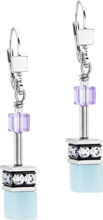 Coeur de Lion Ohrringe - GeoCUBE Iconic Ohrringe - Gr. unisize - in Blau - für Damen