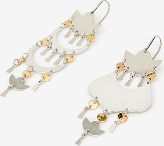 Isabel Marant Boucles DOreille Heija - Femme - Argent&eacute;-dor&eacute; - - Isabel Marant