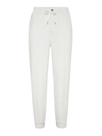 Brunello Cucinelli Pantalons Décontractés - Crème