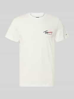 Tommy Jeans Slim Fit T-Shirt aus reiner Baumwolle