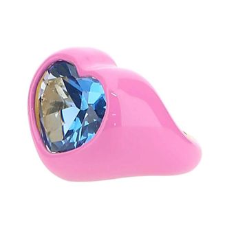 Dans Les Rues Lux Zwei-Ton Silberring - - Accessories - Damen - Rosa - 51 MM