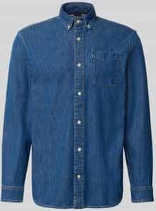 Jack & Jones Regular Fit Jeanshemd mit Brusttasche Modell BROOK