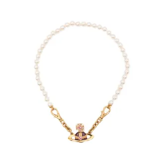Vivienne Westwood Orb-pendant Faux-pearl Necklace