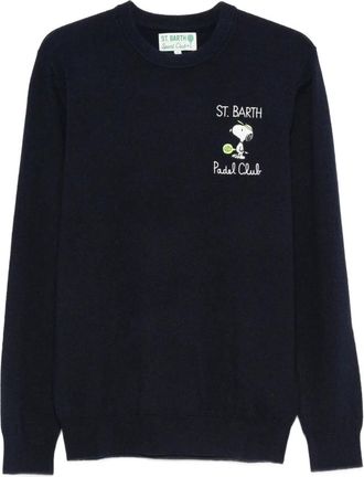 MC2 Saint Barth Homme, Pulls, Bleu, Taille: S Snoopy Padel Mini 61 Sweater