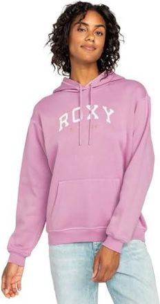 Roxy Surf Stoked Hoodie Brushed E Pullover Sweater, Mauve Orchid, M Womens