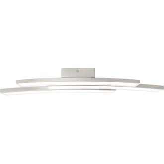 Brilliant Lampe Elaine LED Wand- und Deckenleuchte 3flg nickel matt