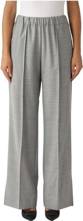 Liviana Conti Femme, Pantalons, Gris, Taille: 38 FR L5Wp33 Pantalon Large