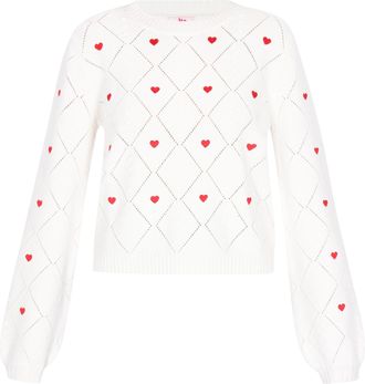 Mymo Pullover Frauen cremefarben