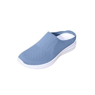 Generic Chaussures d&eacute;contract&eacute;es pour femme en maille respirante - Couleur unie - L&eacute;g&egrave;res - Talon compens&eacute; - &Eacute;l&eacute;gantes et confortables - Chaussures de sport d