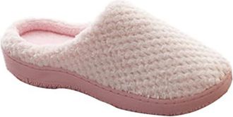 Yardwe Pantoufles Hiver Coton pour Femmes Légères et Antidérapantes Souliers Confortables Mousse Mémoire Intérieur Respirant pour Maison