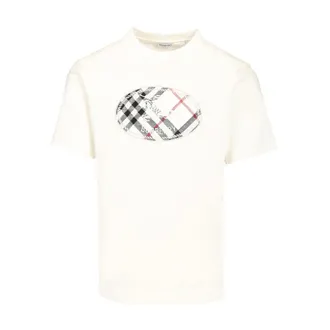 Burberry Homme, Tops, Blanc, Taille: S T-shirts