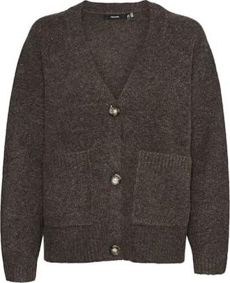 Vero Moda Cardigan VMBOOM Cardigans en Maille Chocolate Torte XS Chocolate Torte XS