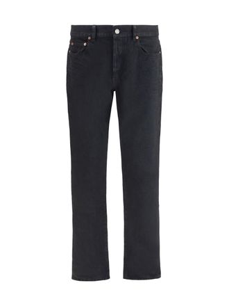 Saint Laurent Slim-Fit Denim Jeans - Black
