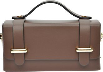 Isabella Rhea Kastanienbraun Rindsledertasche