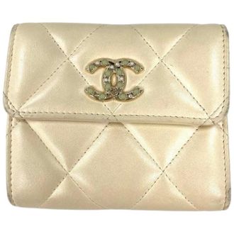 Chanel Pre-owned Portemonnaie (dreifach faltbar) - - Pre-owned - Damen - Beige - ONE SIZE