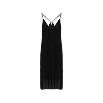 AllSaints Fawn Midikleid - - Dresses - Damen - Schwarzk - S