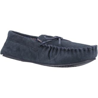 Hush Puppies Clyde Wildleder Herren Navy Hausschuhe