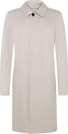 Tom Rusborg Leichter Mantel mit verdeckter Druckknopfleiste in