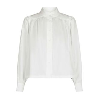Neo Noir Chemise Classique en Popeline - Femme - Blouses et Chemises - Blanc - Taille: 46 FR
