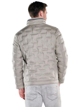 Engbers Steppjacke Herren Steppjacke mit Strickkragen, Beige