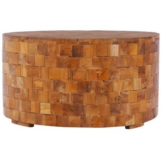 vidaXL Table basse 60x60x35 cm Bois de teck massif Vidaxl