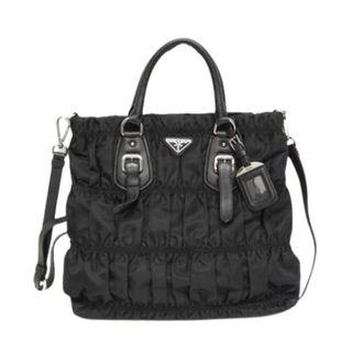Prada Sac &agrave; main vintage en nylon Pre-owned - Femme - Pre-owned - Noir - Taille: ONE Size