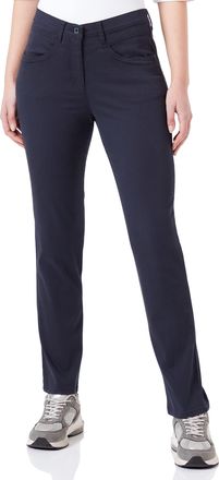 Raphaela by Brax Damen Laura New Garment Dyed Cotton Satin Jeans 11-6558_10912320,Navy,27W / 30L