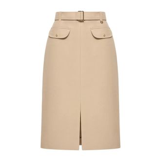 Moncler Midirock - - Skirts - Damen - Beige - 3XS