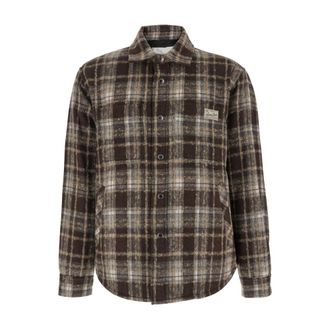 Dunst Flannelhemd mit Karomuster - - Shirts - Herren - Braun - M