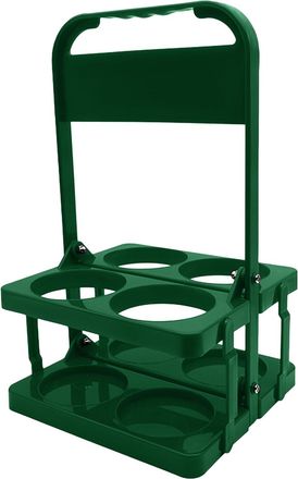 Generico Faltbarer Flaschenhalter: Organizer f&uuml;r Bier und Wein, Milchhalter, Aufbewahrung f&uuml;r mehrere Tassen, praktischer Getr&auml;nkehalter f&uuml;r Fitnessstudio, Sch