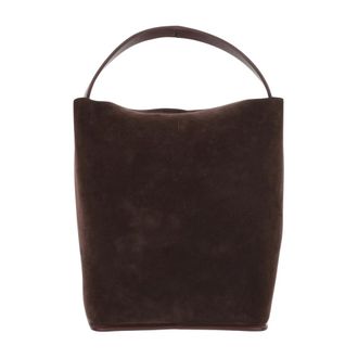 Jil Sander Wildleder-Umh&auml;ngetasche - - Bags - Damen - Braun - ONE SIZE