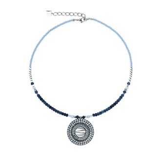 Coeur de Lion Halskette - Halskette Amulett Modern Future - Gr. unisize - in Blau - f&uuml;r Damen